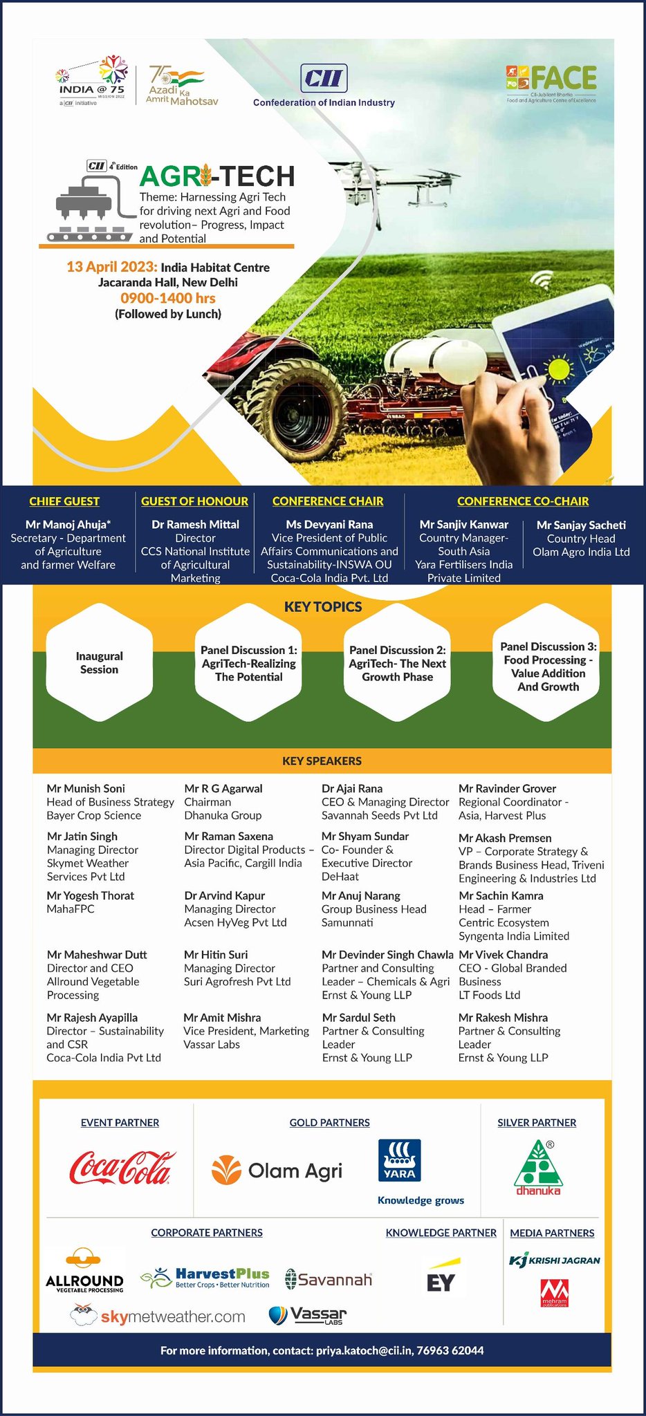 Krishi Jagran Official on Twitter: "4th Edition of CII NR Agri-Tech #Theme: Harnessing Agri Tech ...