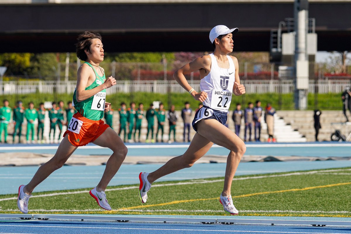 青猫 on Twitter: "関東私学七大学対校 3000m 薄根大河選手"