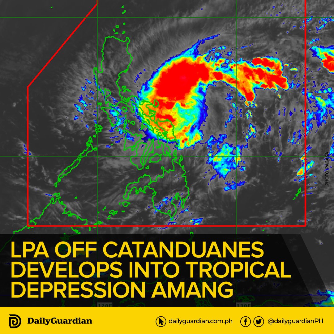 Daily Guardian on Twitter: "Signal No. 1 was raised in Catanduanes and parts of Samar due to ...