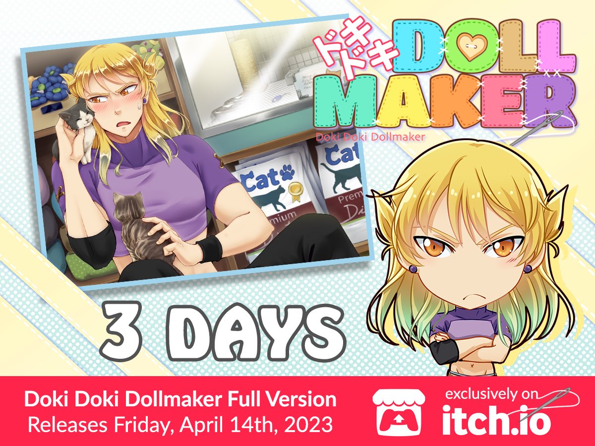 Doki Doki Dollmaker | A Heartfelt BL Visual Novel on Twitter: "A free extended demo will launch ...