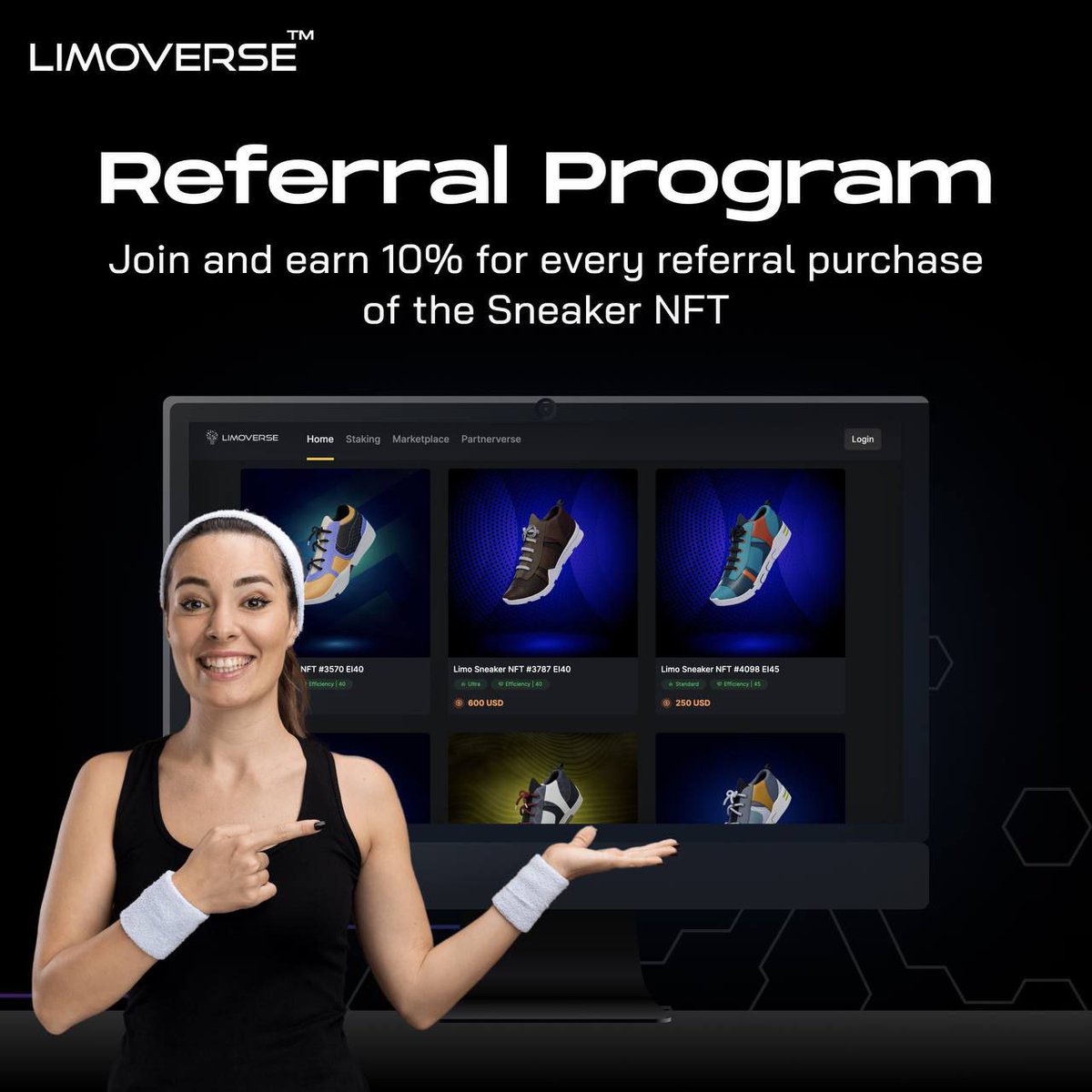Limoverse on Twitter: "Say goodbye to boring workouts & hello to earning rewards with Limoverse ...
