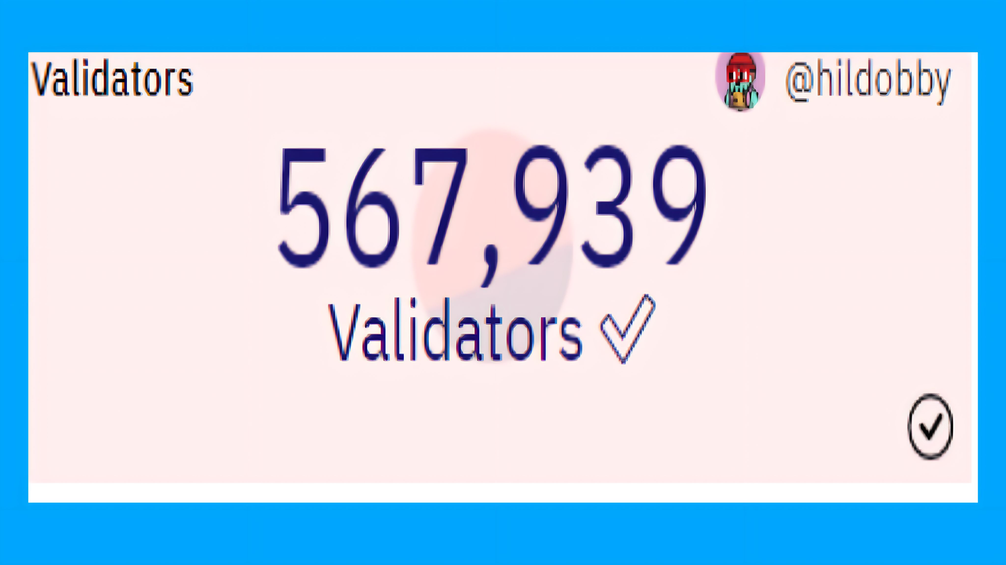 Okoye Modestus ( 🔮) on Twitter: "• No of Validators: 567,939: Compared to most blockchains, ETH ...