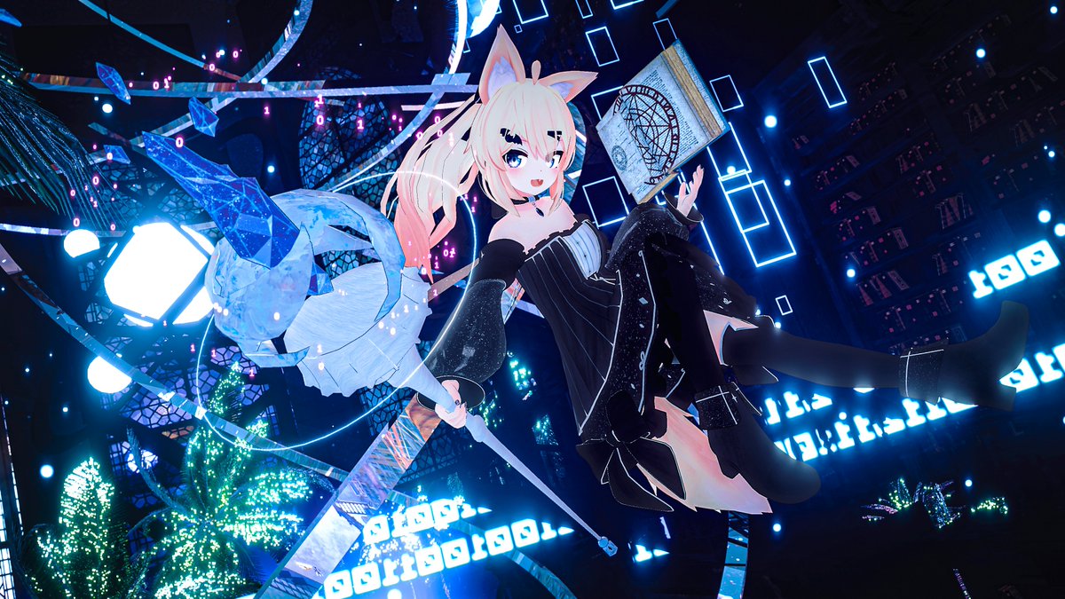 くえいろ on Twitter: "Creation Cosmic Library - By COMA․ #VRChat"