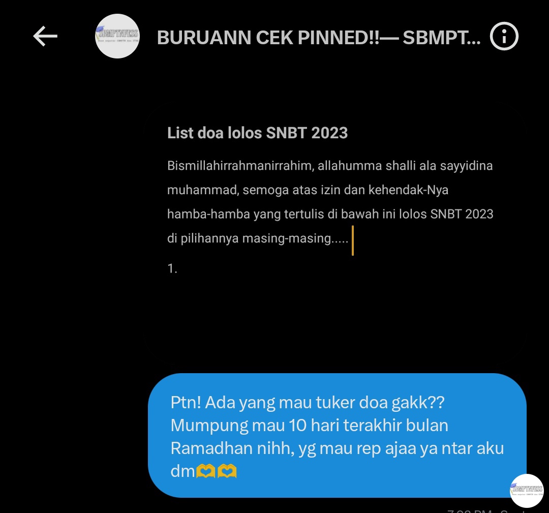 BURUANN CEK PINNED!!— SBMPTNFESS on Twitter: "🏫 mi ni mal li ma ka ta"