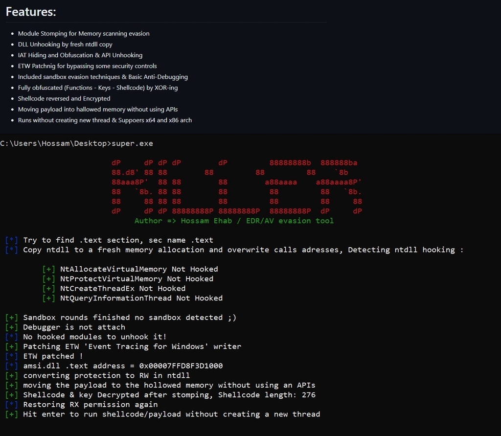 HackGit on Twitter: "KILLER TOOL (EDR Evasion) Killer: It's a AV/EDR Evasion tool created to ...
