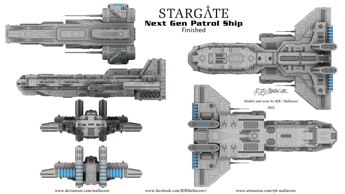 RJB/Mallacore 🇨🇦 on Twitter: "Another ship of my fan based future Stargate Fleet. The Valiant ...