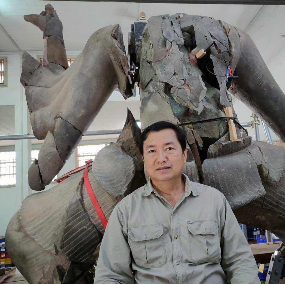 Chanratana Chen, Ph.D on Twitter: "Cambodian Archaeologist, Mr. Chhan Chamroeun, is the main key ...