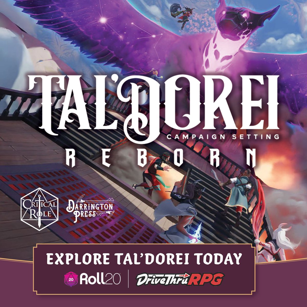 ⚔️ Tal’Dorei Campaign Setting Reborn from @DarringtonPress available on ...