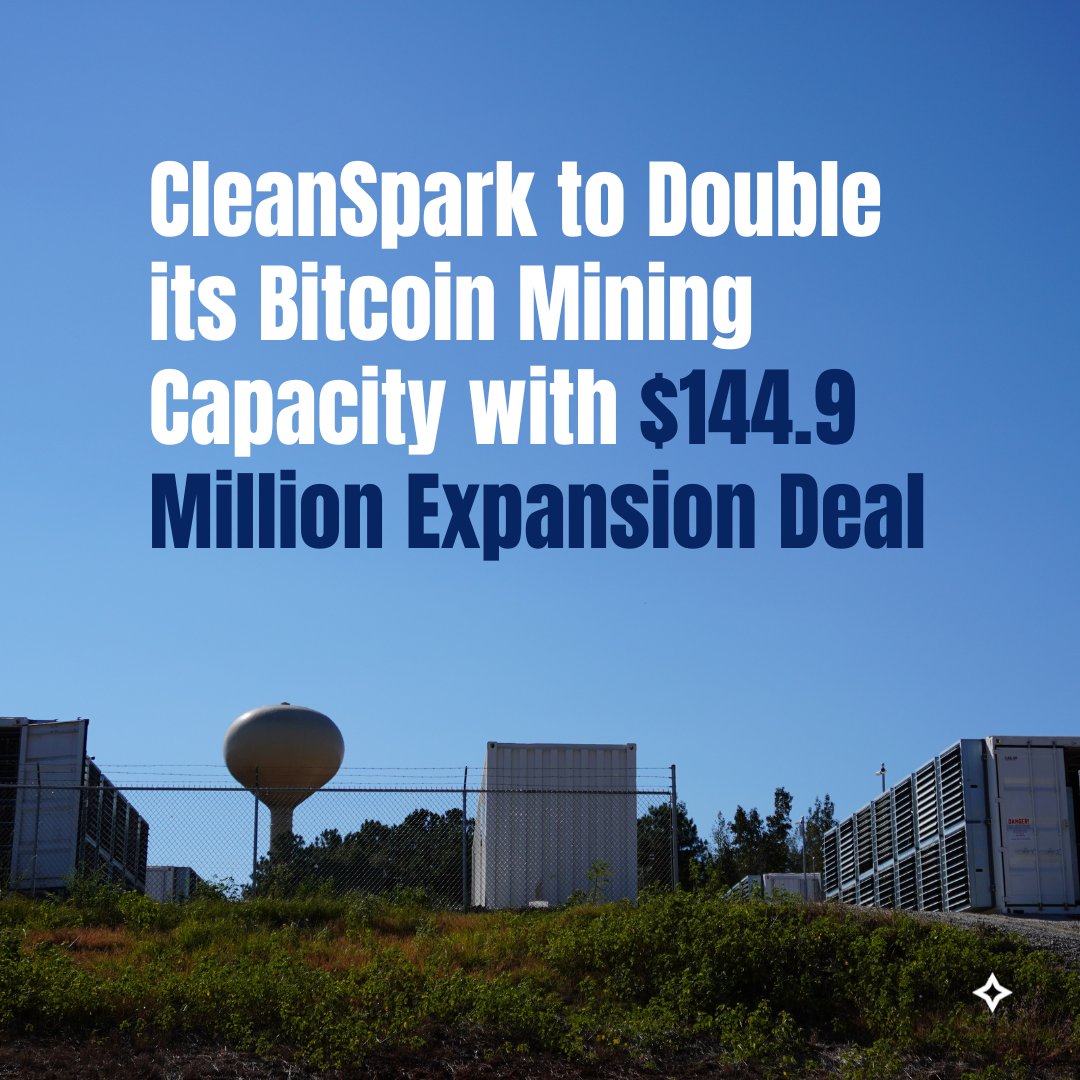 CleanSpark Inc. on Twitter: "🏗️ Today we announced the doubling of our #bitcoin mining capacity ...