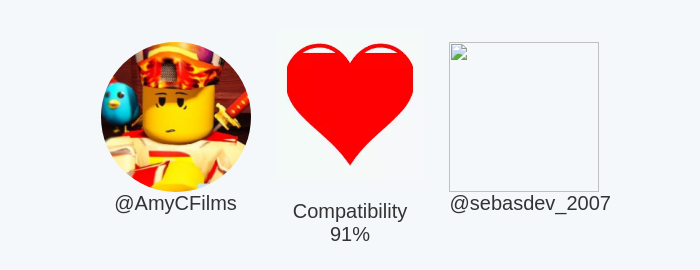 AmyCFilms on Twitter: "My love compatibility with @sebasdev_2007 is 91% Calculated with https ...
