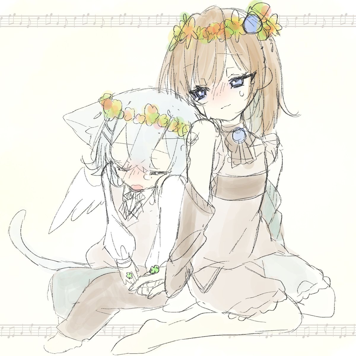 天使セウ🐱🎤🎨＠VSinger on Twitter: "『私の僕の 時間が止まればいいのに』"