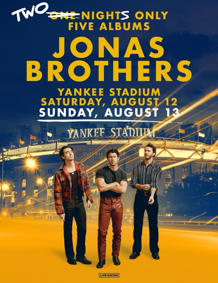 Jonas Brothers on Twitter: "New York!! We can’t believe the response to ...