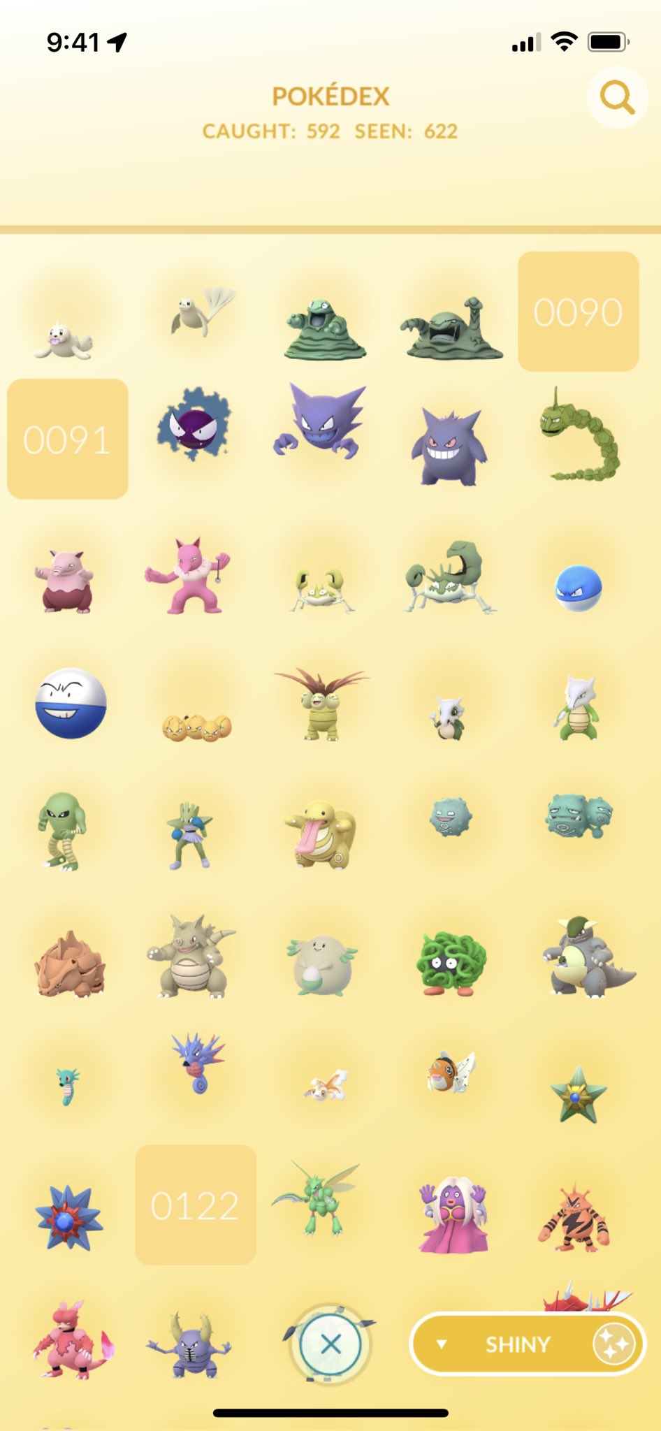 Pokemon Shiny Pokedex