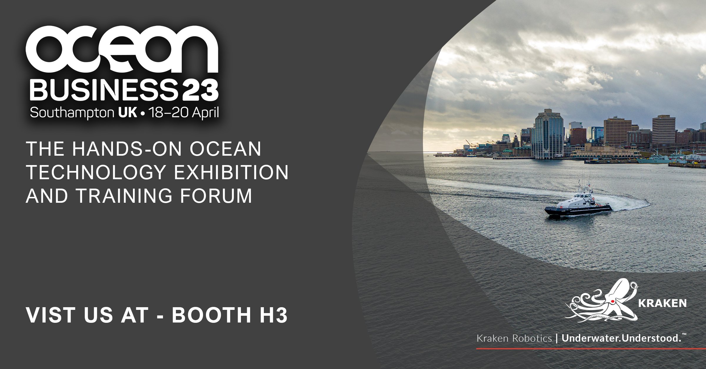 Kraken Robotics on Twitter: "Visit Kraken Robotics next week at Ocean Business 2023, taking ...