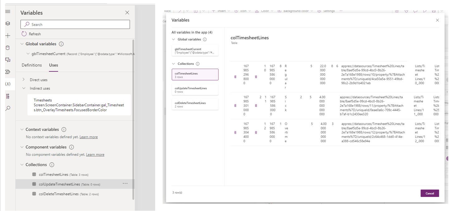 Matthew Devaney on Twitter: "New #PowerApps Feature 🚨 Variables and Collections Viewer is ...