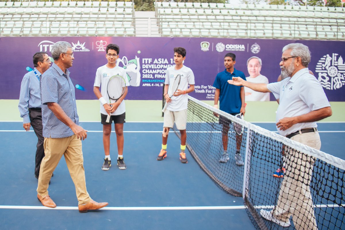 Odisha Sports on Twitter: ".@TennisOdisha President, Shri @asittripathy11 graced the pre-match ...