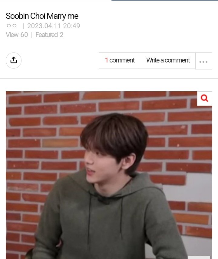 on Twitter: "[230411] Pann article - Choi Soobin marry me "I'm a guy in my early twenties ...