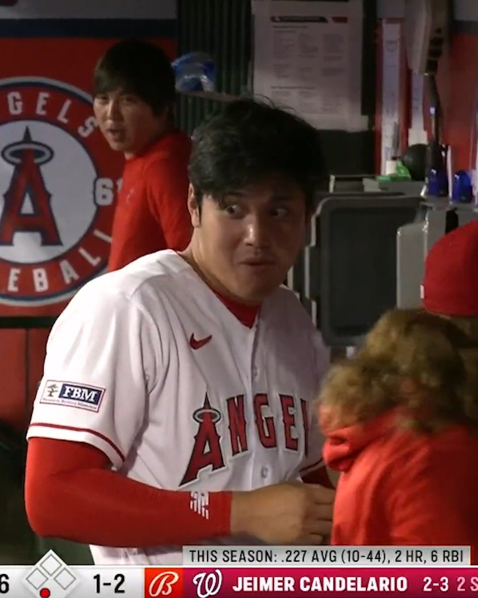 MLB on Twitter: "Ohtani's reaction is everything. 😂"