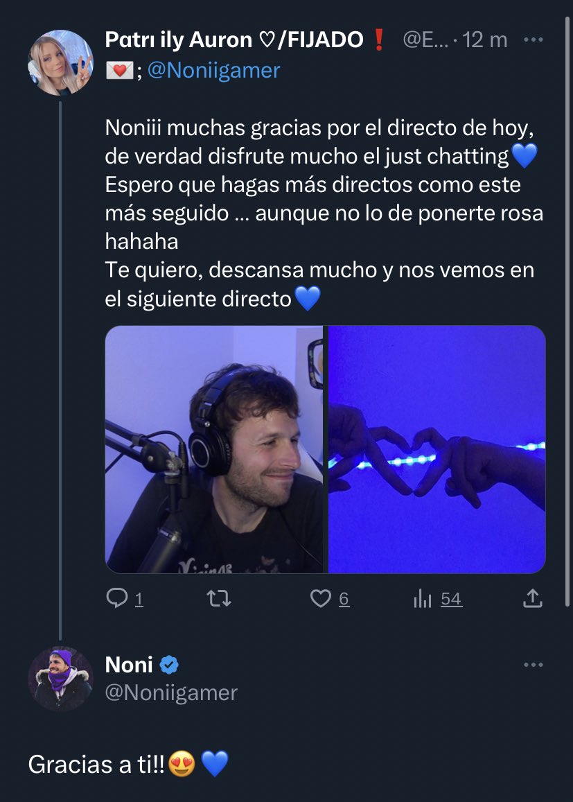 Pαtrı ily Auron ♡/FIJADO ️ on Twitter: "Noni me dio like y me respondió, no es la primera vez ...