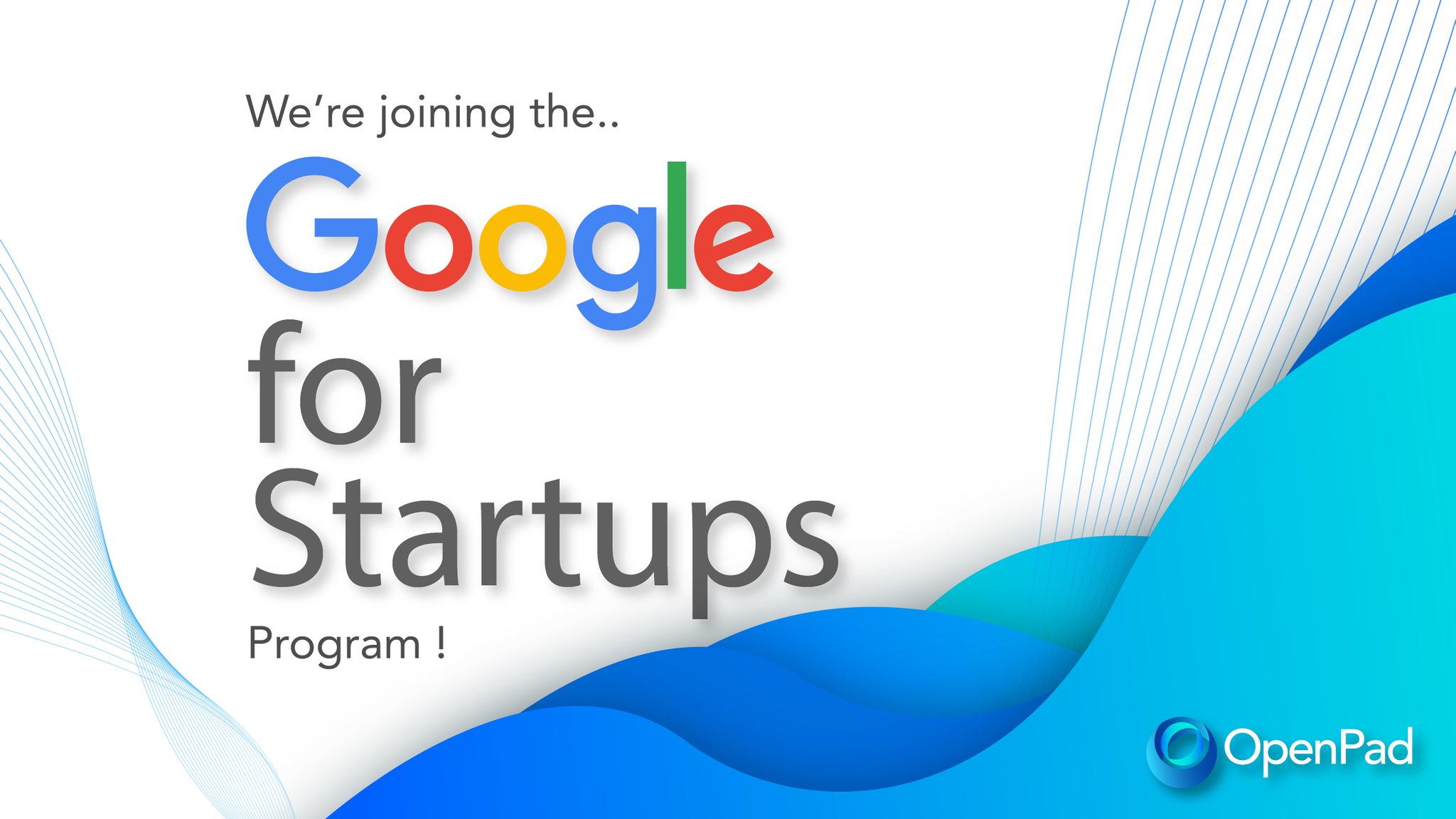 Finceptor (ex-OpenPad) on Twitter: "Super pumped to announce that we’re accepted to the Google ...