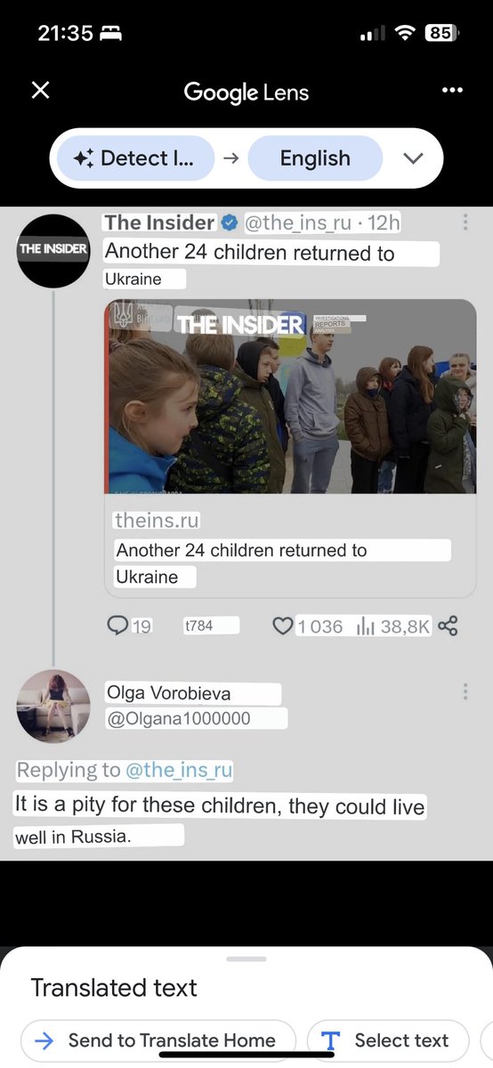 Regina Bauer 🇪🇪🇪🇺🇺🇦🇫🇮 🇸🇪 on Twitter: "24 ukrainian kids returned home. russkaya baba on twitter:"