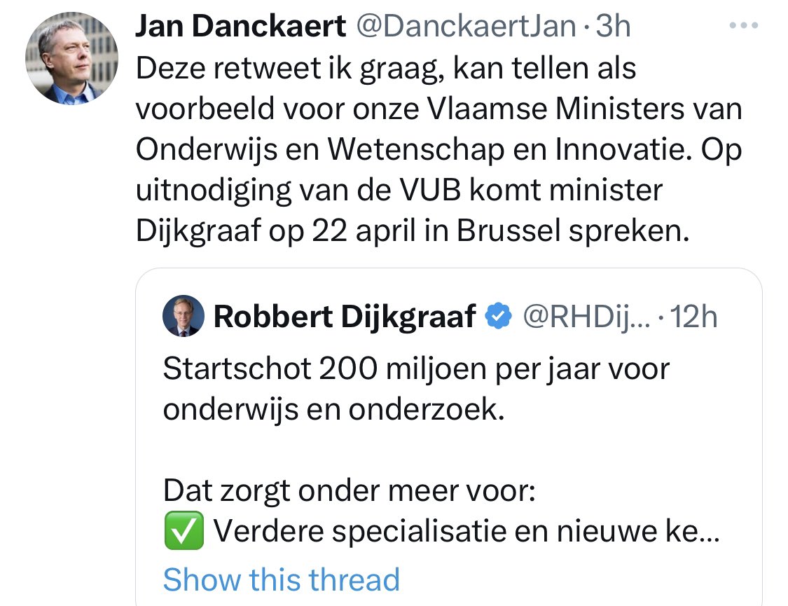 Rik Van de Walle on Twitter: "Geachte beleidsmakers, leest u mee alstublieft? Niet één rector ...