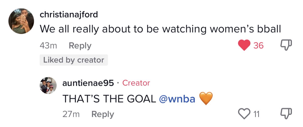 Coach Janae Sims on Twitter: "“why was auntie nae at the draft?” THIS IS WHY! There is a whole ...