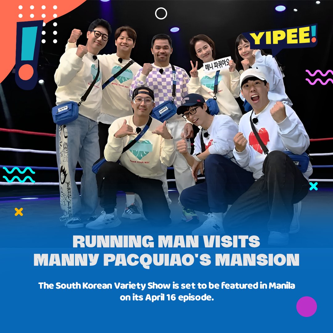 yipee.ph on Twitter: "“Running Man” joins a running episode in Manny Pacquiao’s mansion 🏃‍♂️ The ...
