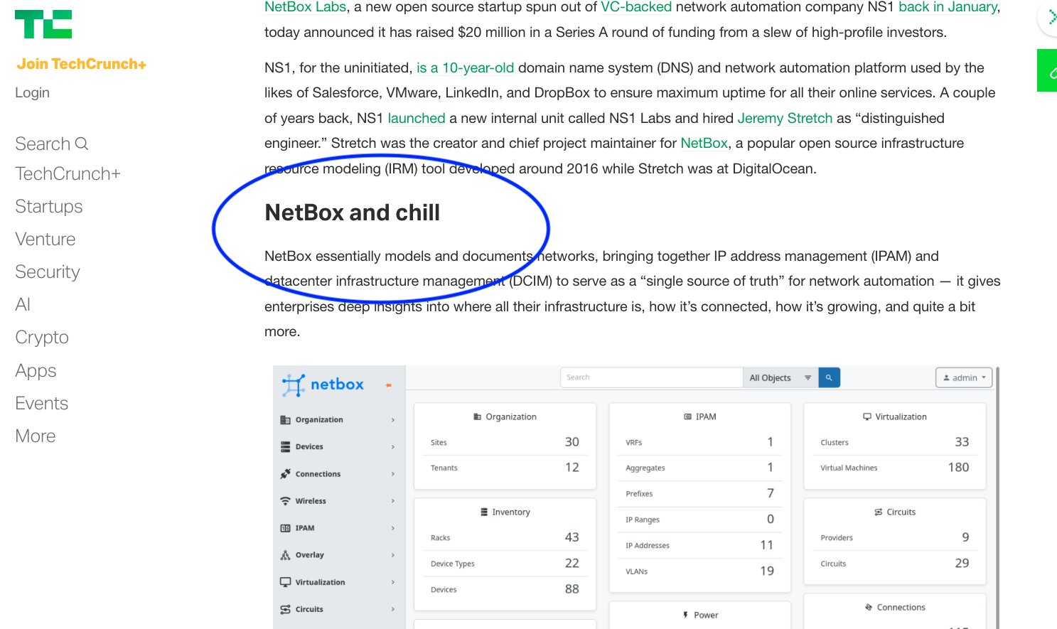 NetBox Labs on Twitter: "And the 🏆 for favorite Series A article subhead goes to.....@psawers ...