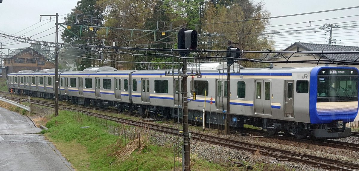 ミーハー属性No.9 on Twitter: "RT @tino_kaputino: 23/4/12(水) 再ツイート J-TERC新津E235系J-22編成出場試運転 新津⇔羽生田 #試運転 ...
