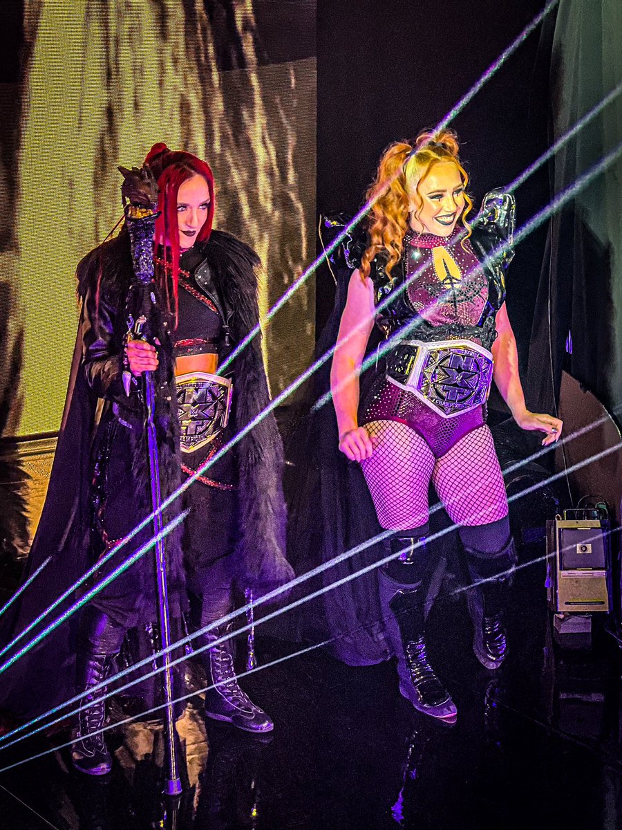 Danielle on Twitter: "Unholy Union 😈🔥 @IslaDawn @wwe_alba #WWENXT"