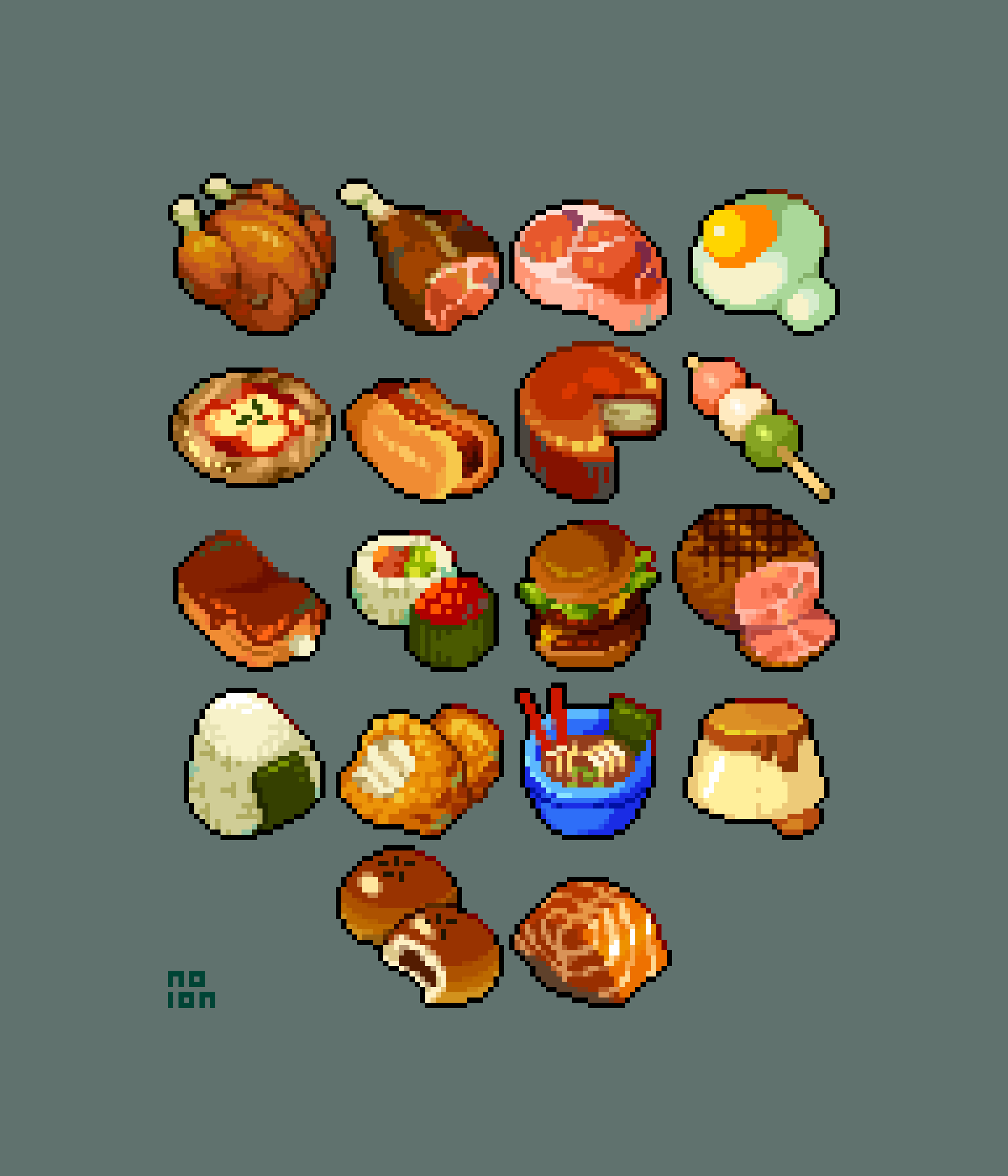 NOION on Twitter: "Hi, Im Noion and I like to make tasty pixels #PortfolioDay https://t.co ...