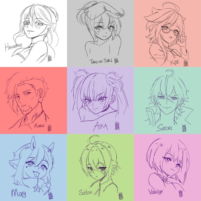 Yozer and Xas | Twin Nightmare VTuber 😈 (@yozer_and_xas) さんのイラスト・マンガ作品 ...