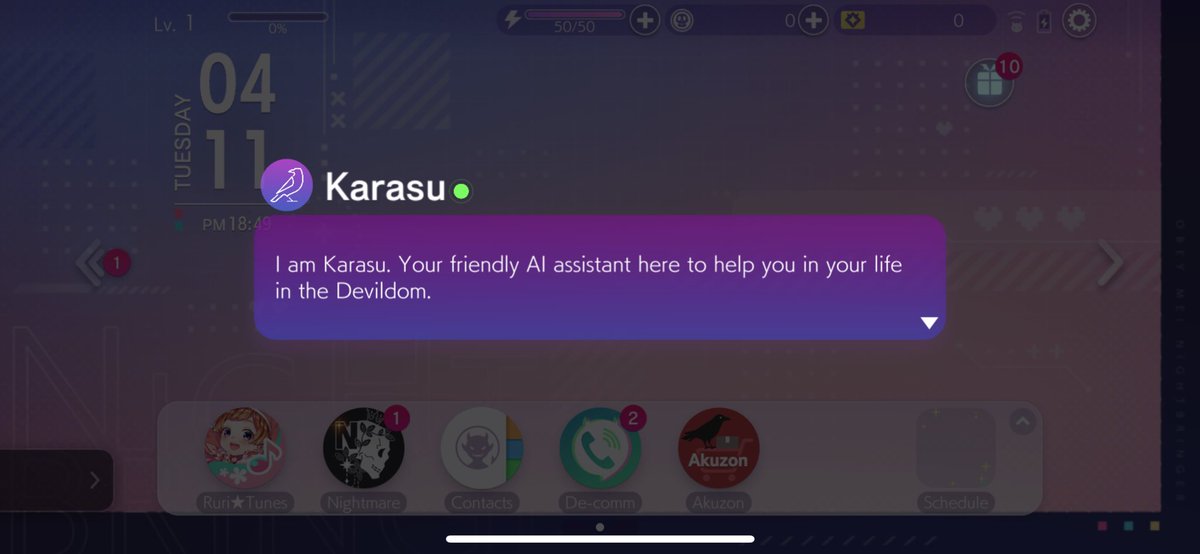 Karasu Bot on Twitter: "Finally, I can say hello to people again!! #ObeyMeNightbringer"