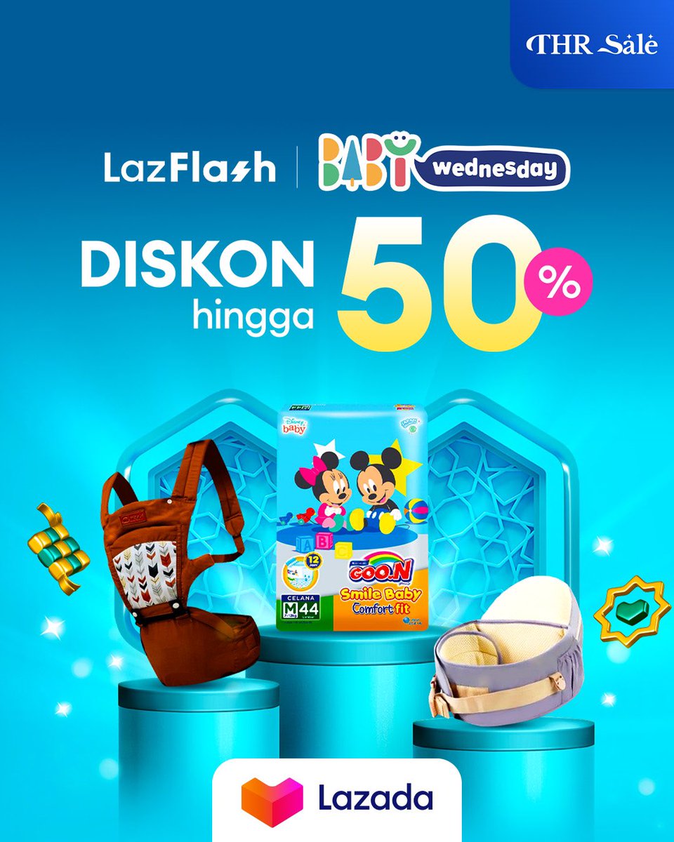 Lazada on Twitter: "Cepet-cepetan di LazFlash karena ada si kecil yang harus dibuat senang ...