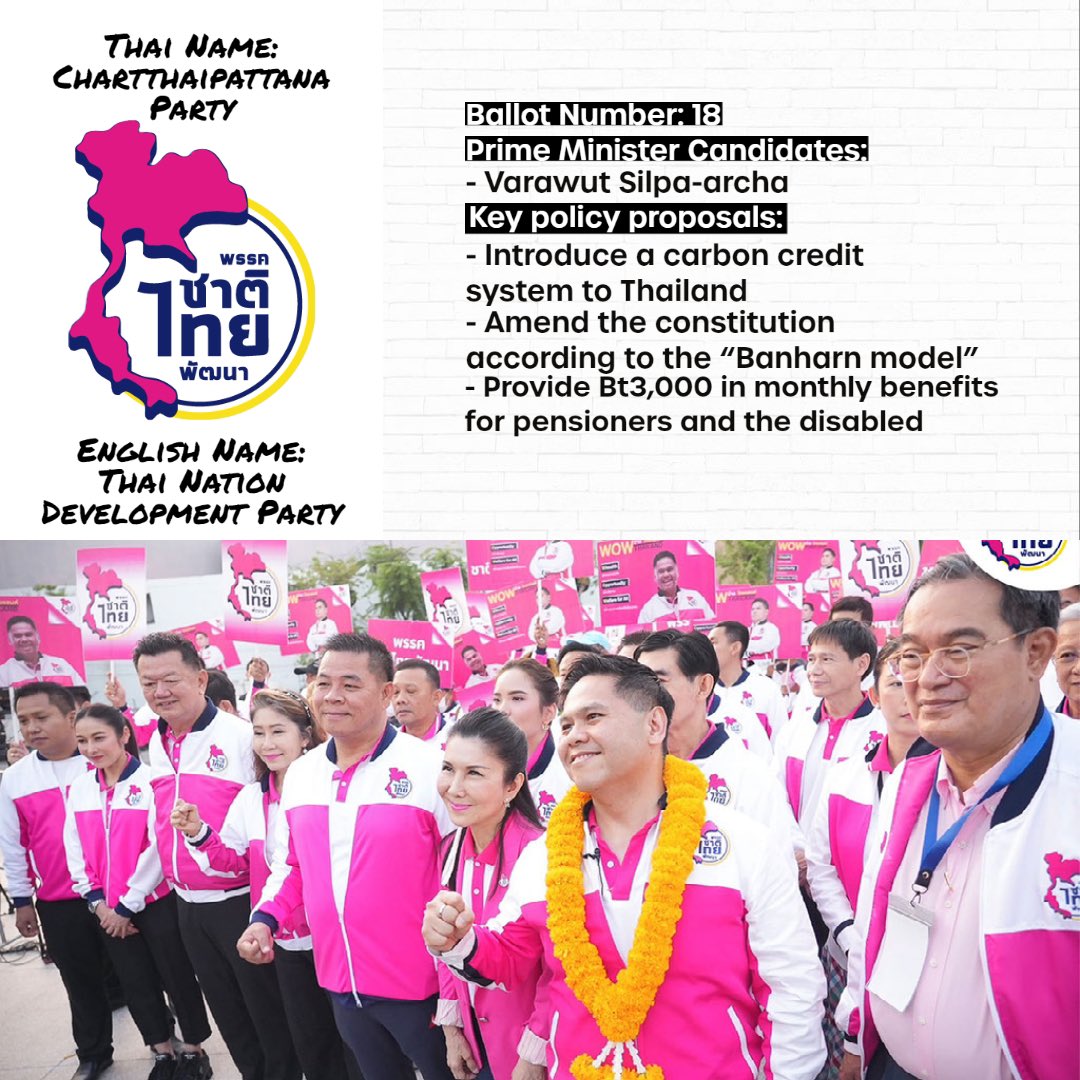 Thai Enquirer on Twitter: "The Banharn Model Party https://t.co/2qZM8EiVun" / Twitter