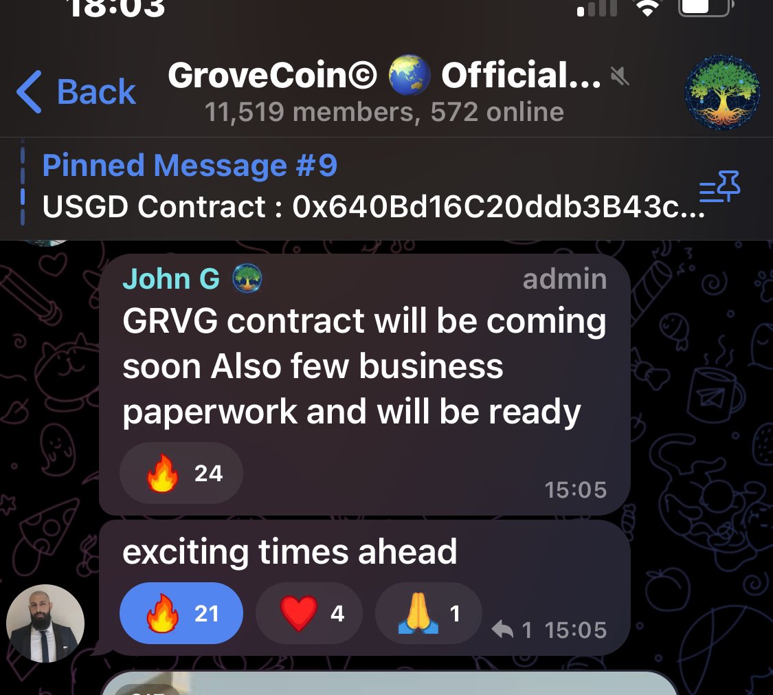 Safemoonstella Grv 🌳🥷 On Twitter Grove Update • Over 40 Projects To