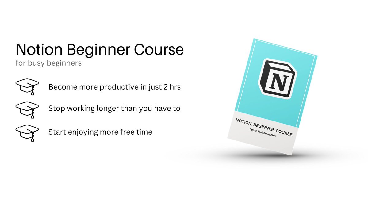 When you start using Notion, it's super hard. 99% of people give up ...