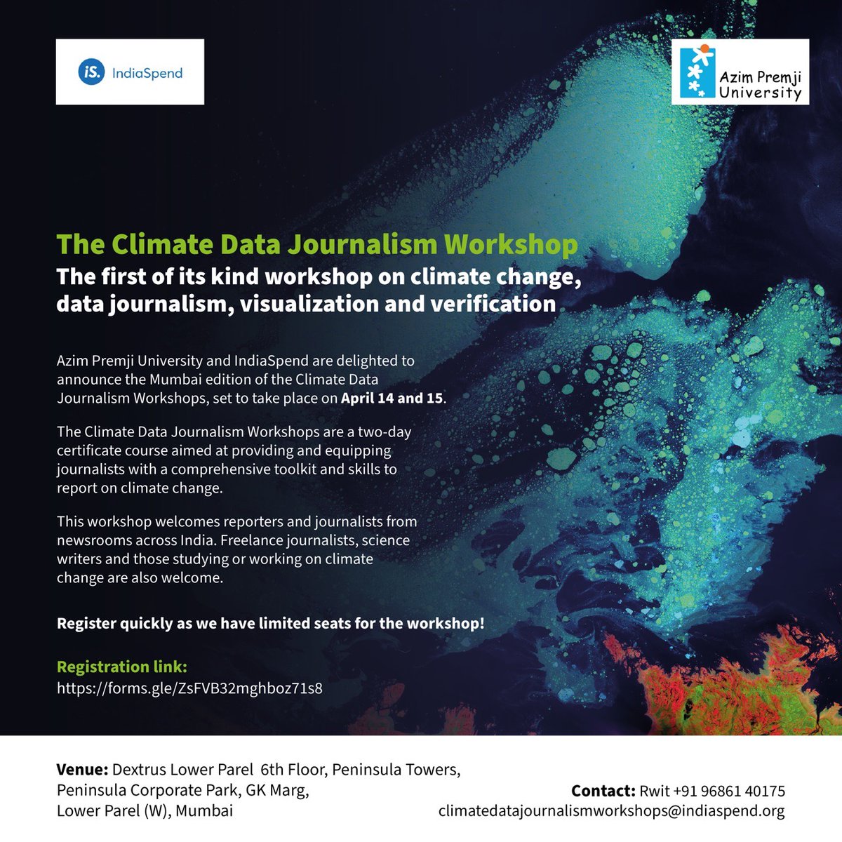 IndiaSpend on Twitter: "The Mumbai edition of the Climate Data Journalism Workshop will teach ...