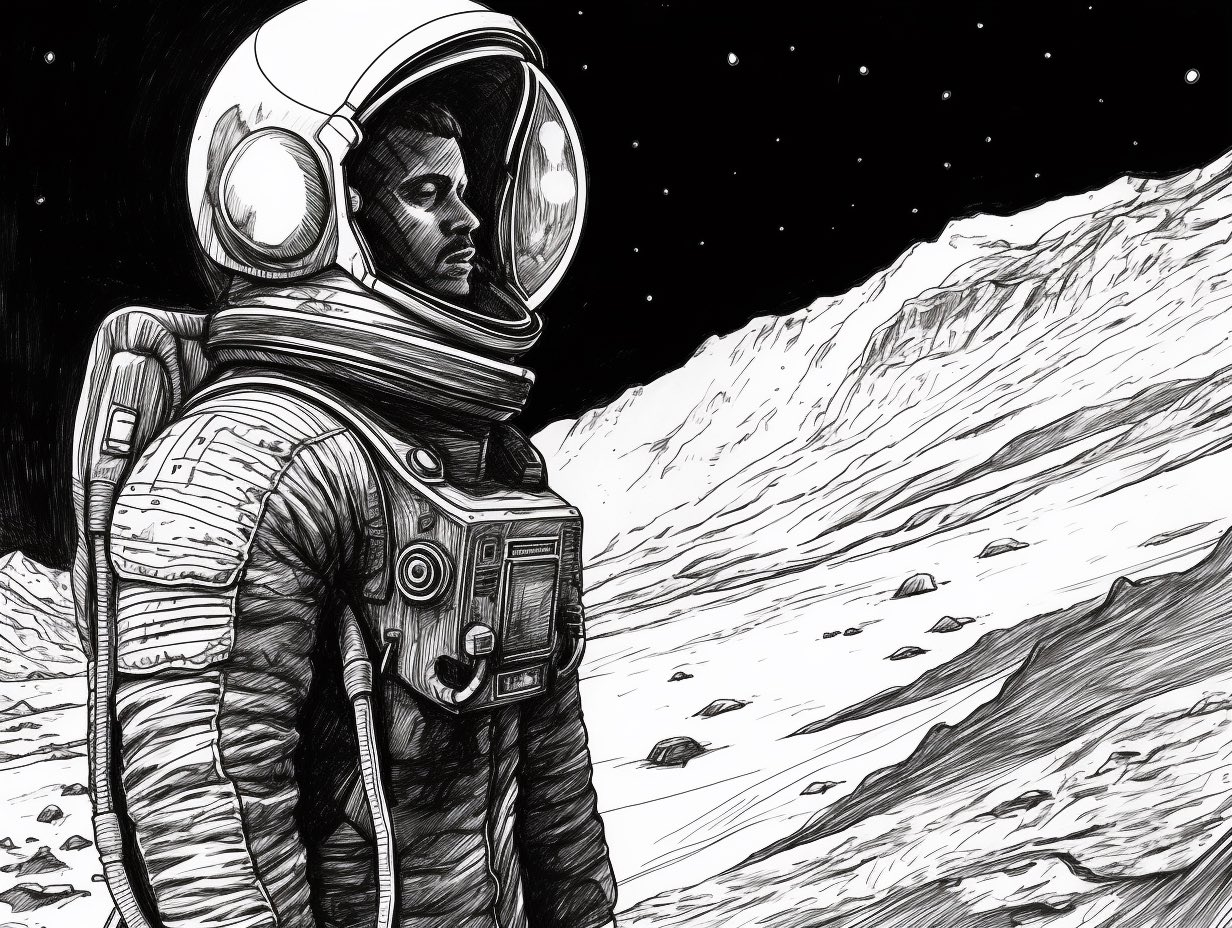 Real Astronaut Drawings