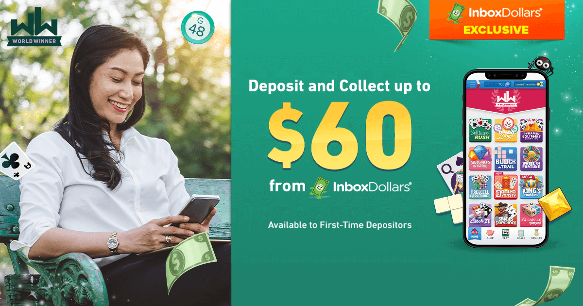 InboxDollars on Twitter: "⭐ WinIt Code⭐ Collect up to $60 from InboxDollars! Make your first $5 ...