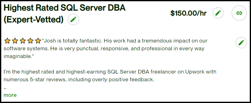I made $872k with my SQL DBA skills on Upwork and landed a $100k ...