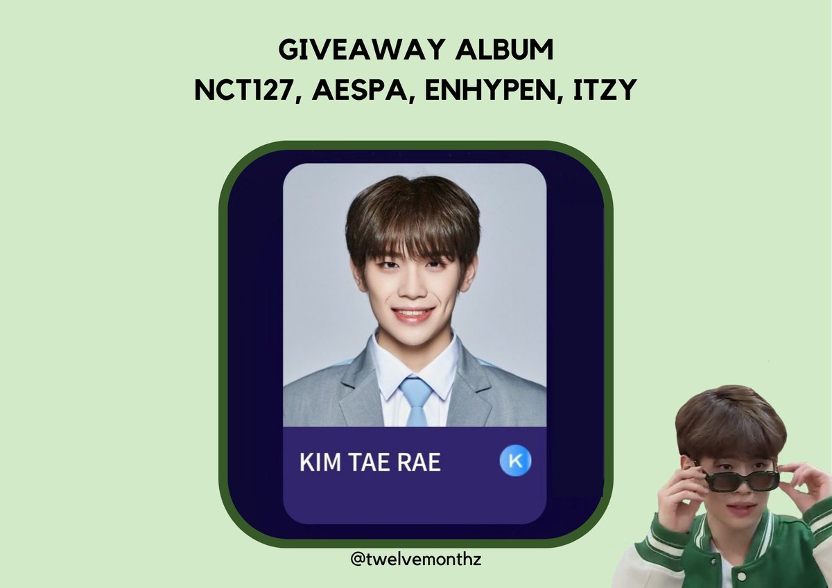 Borabit ☆ on Twitter: "RT @twelvemonthz: GIVEAWAY ALBUM KPOP #NCT #AESPA #ENHYPEN #ITZY 🇮🇩 Untuk ...