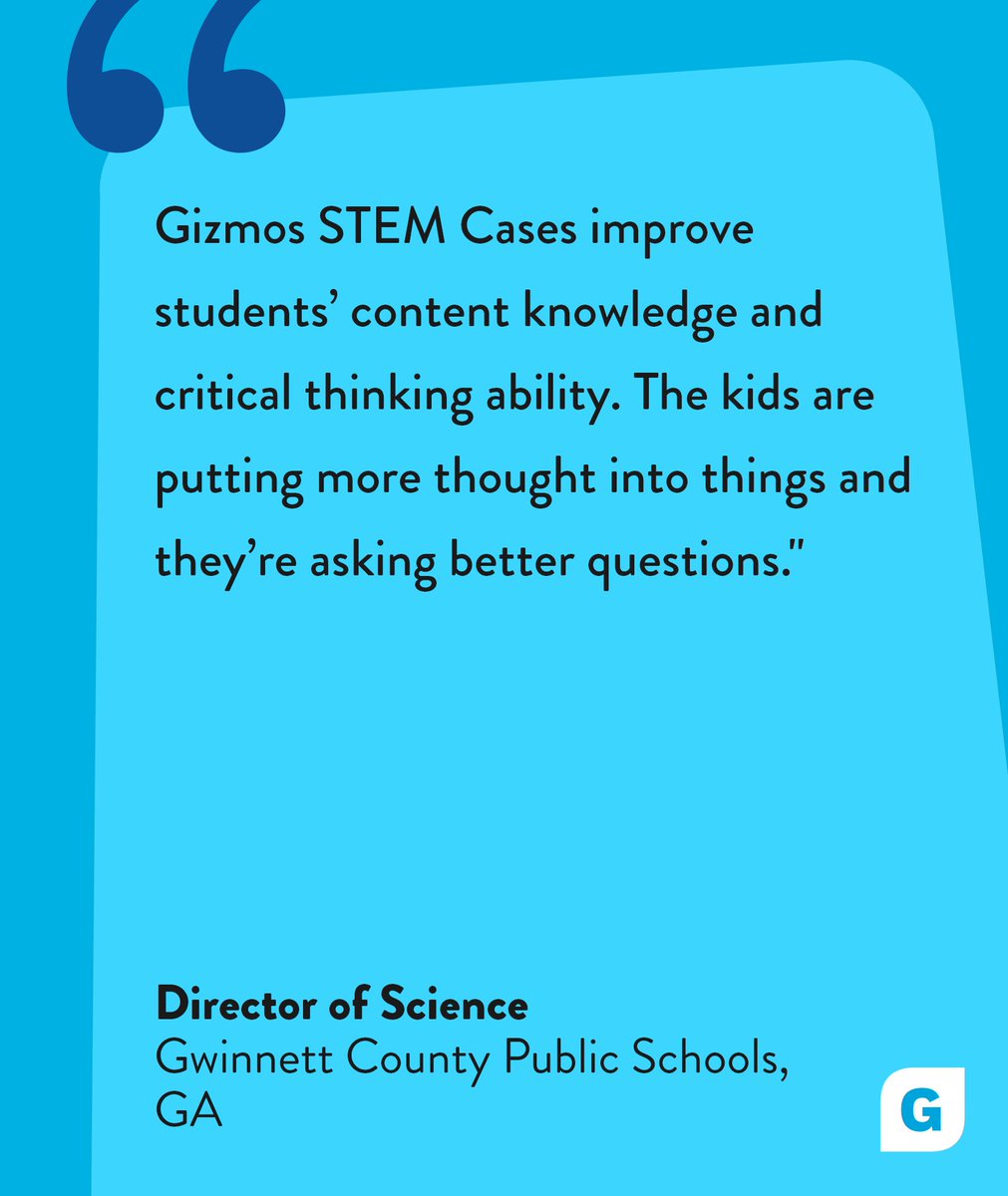 ExploreLearning on Twitter: "ExploreLearning Gizmos STEM cases put students into the role of a ...