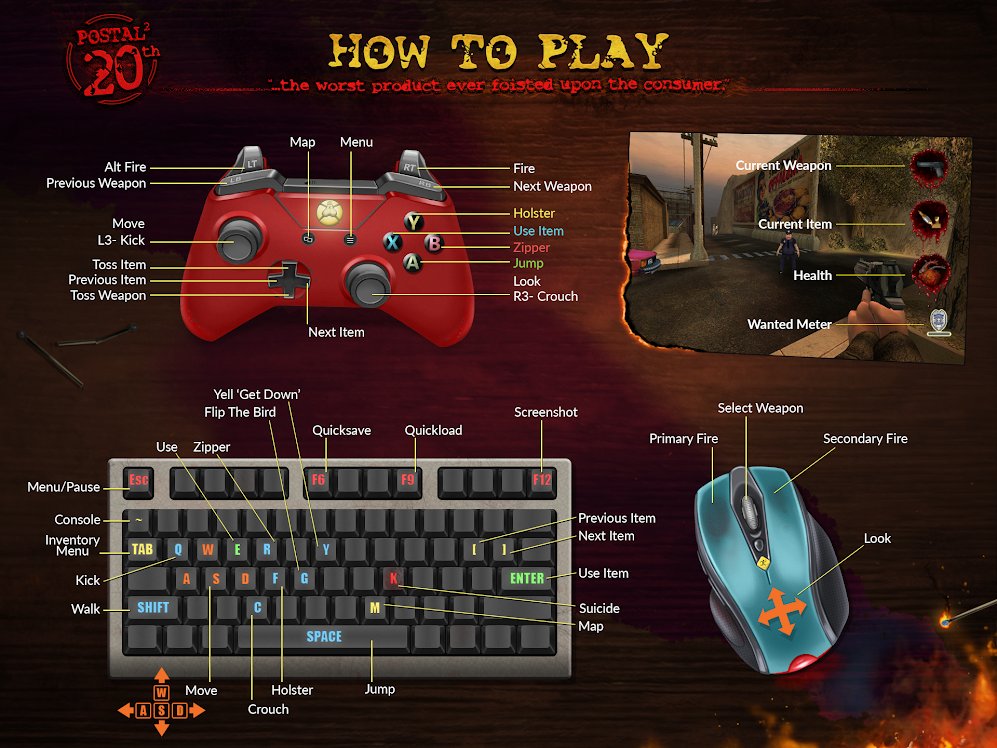 Running With Scissors on Twitter: "If you haven't played POSTAL 2 in a while, this might come in ...