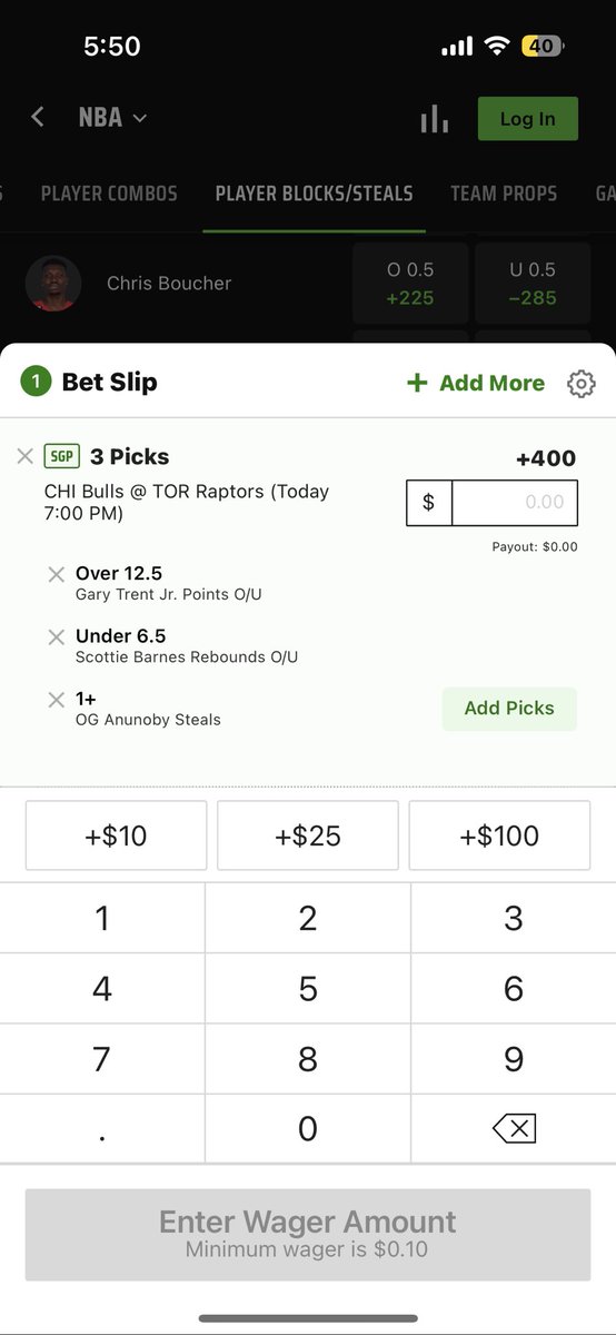 The Promoguy on Twitter: "Draftkings Nba “no sweat” sgp:"