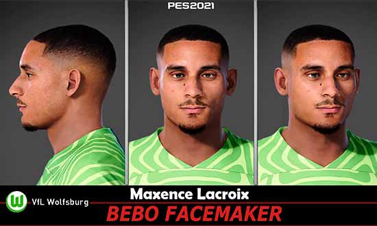 PES-FILES.RU on Twitter: "PES 2021 Maxence Lacroix 2023 by Bebo Facemaker https://pes-files.ru ...