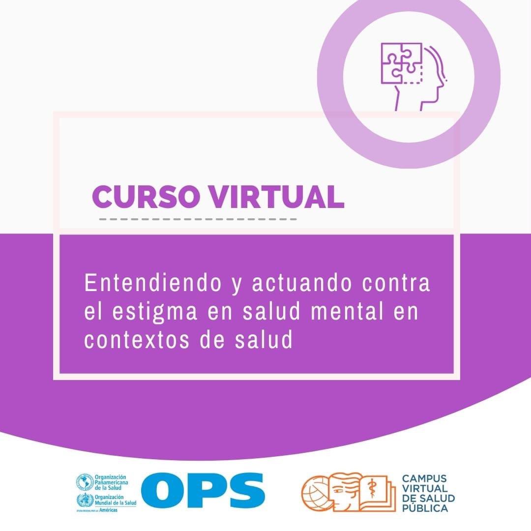 Opsoms Colombia On Twitter Rt Opsoms 馃摙 Nuevo Curso Virtual Entendiendo Y Actuando Contra El