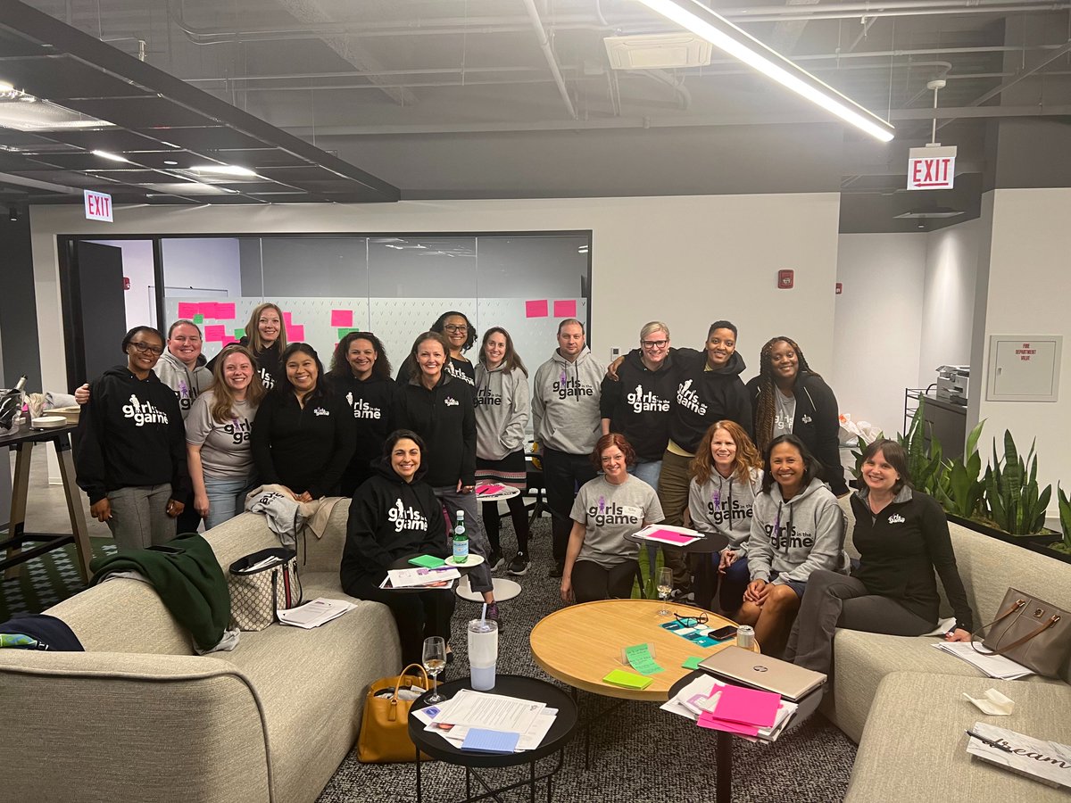 Girls in the Game on Twitter: "Planning Girls in the Game’s future with the Board last night in ...