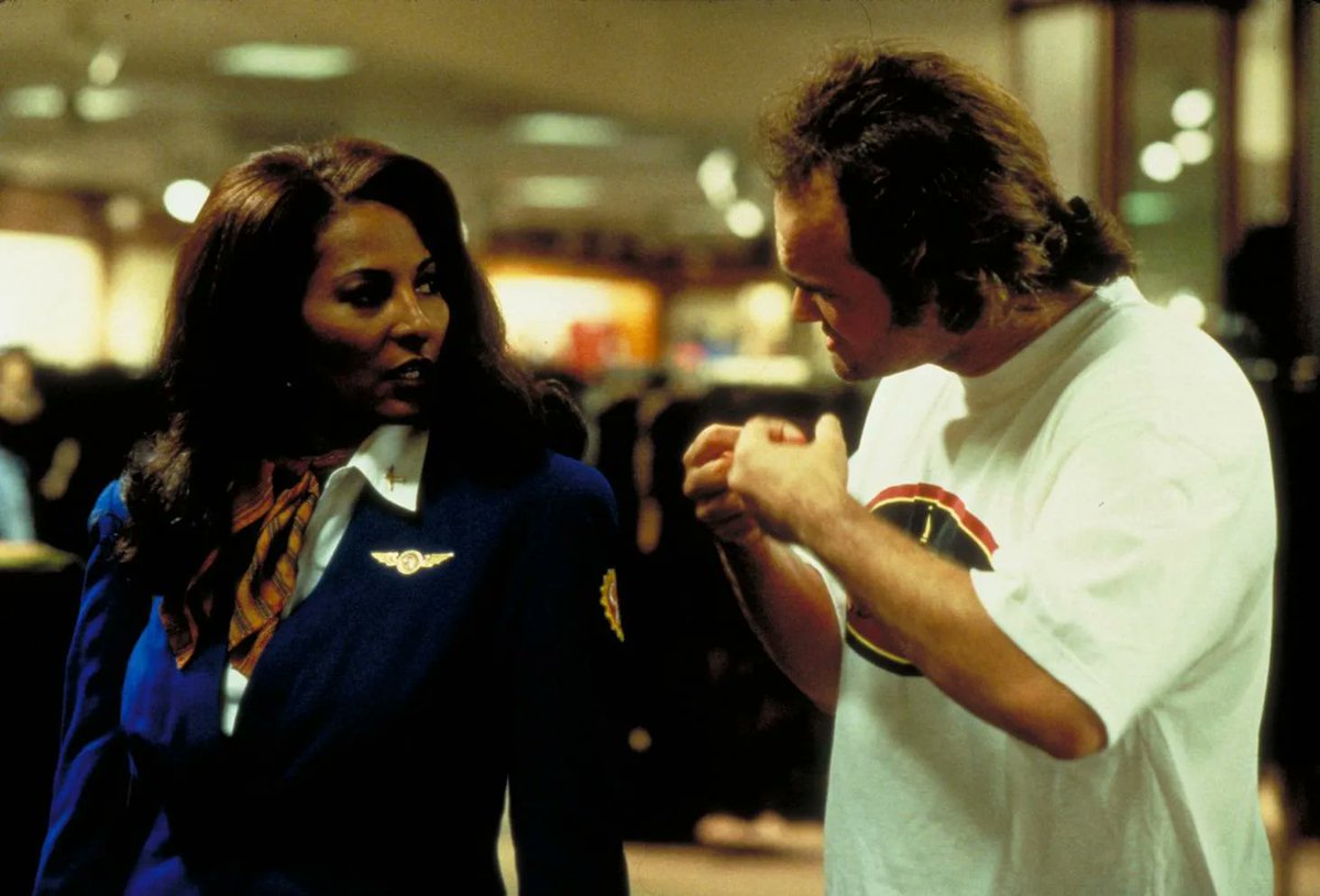 Sluts and Guts on Twitter: "1997 Pam Grier & Quentin Tarantino on the set of 'Jackie Brown' # ...